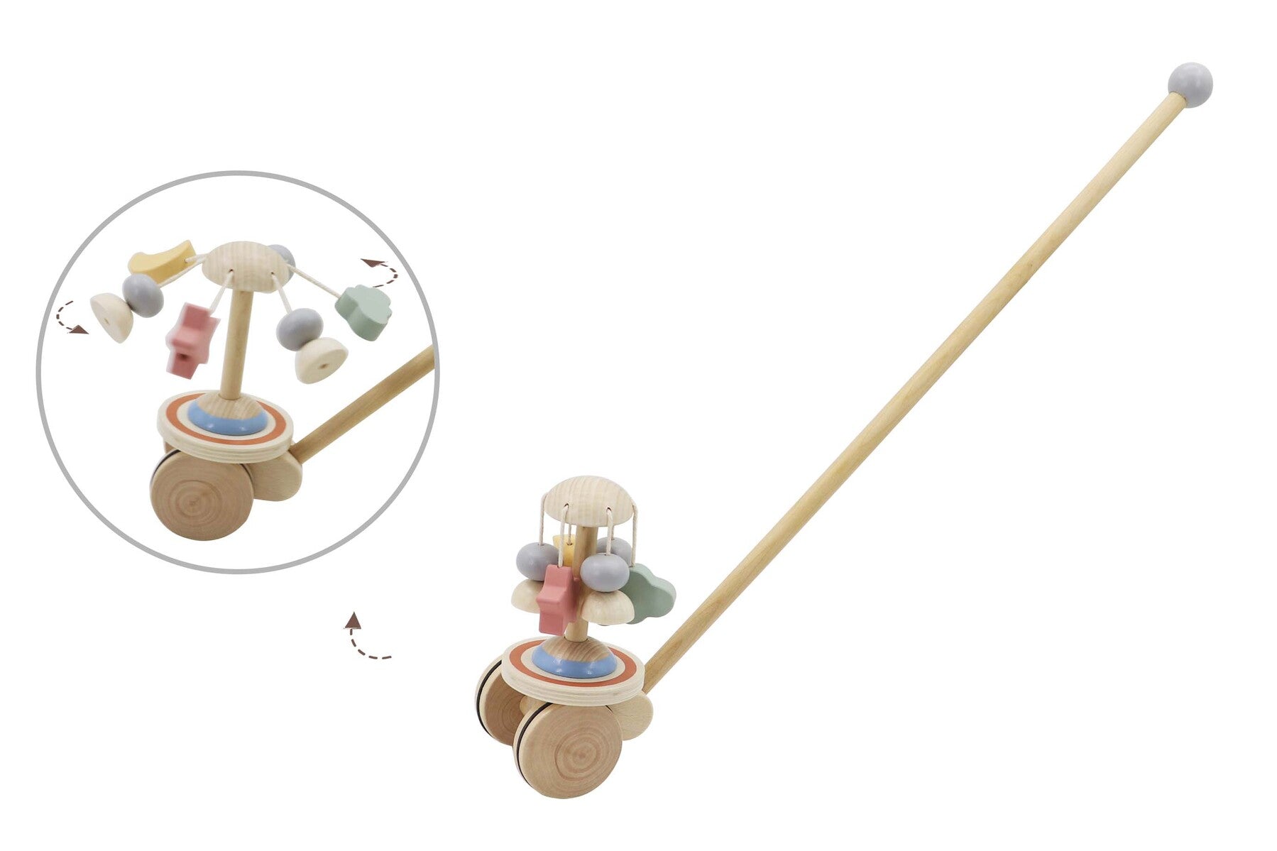 CALM & BREEZY PUSH ALONG SPINNING CAROUSEL – Sweet Thing